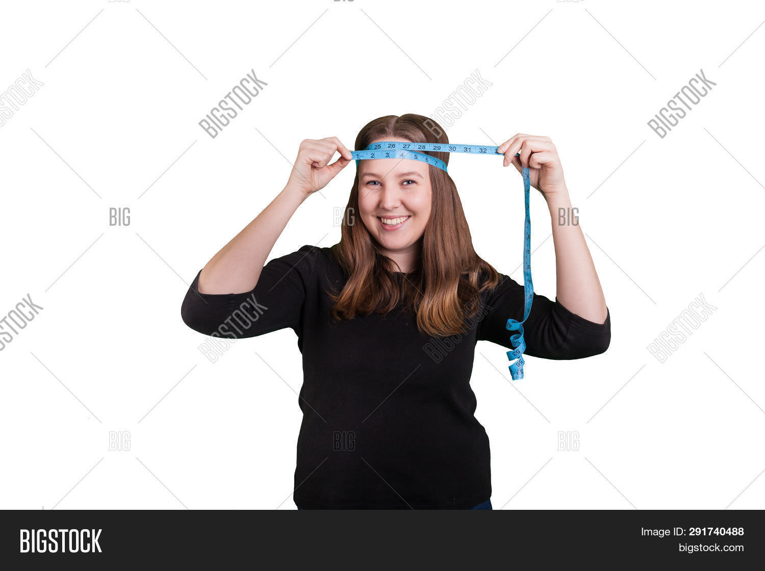 Young Female Measuring Image & Photo (Free Trial) | Bigstock
