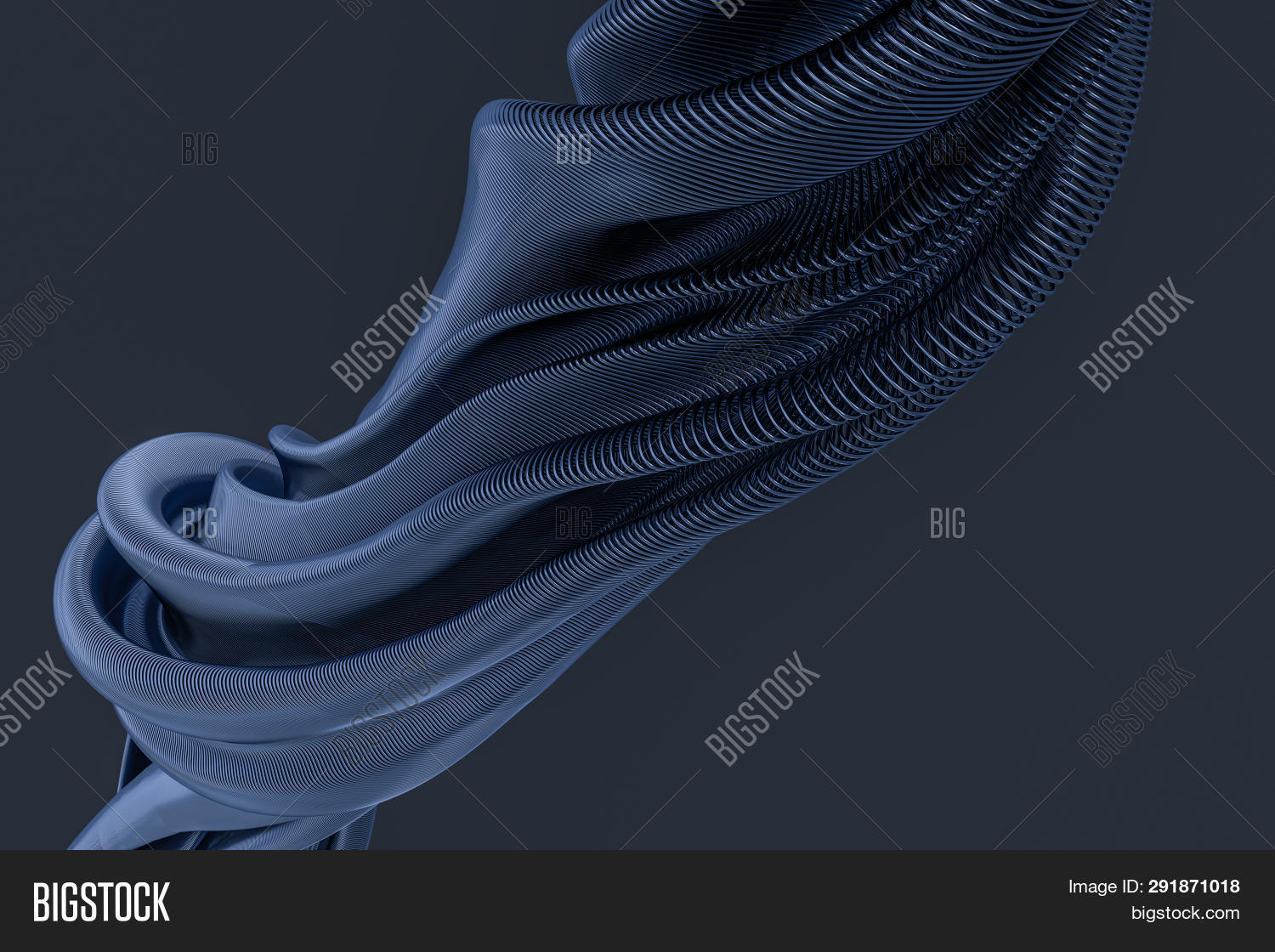 3D Rendering, Blue Image & Photo (Free Trial) | Bigstock