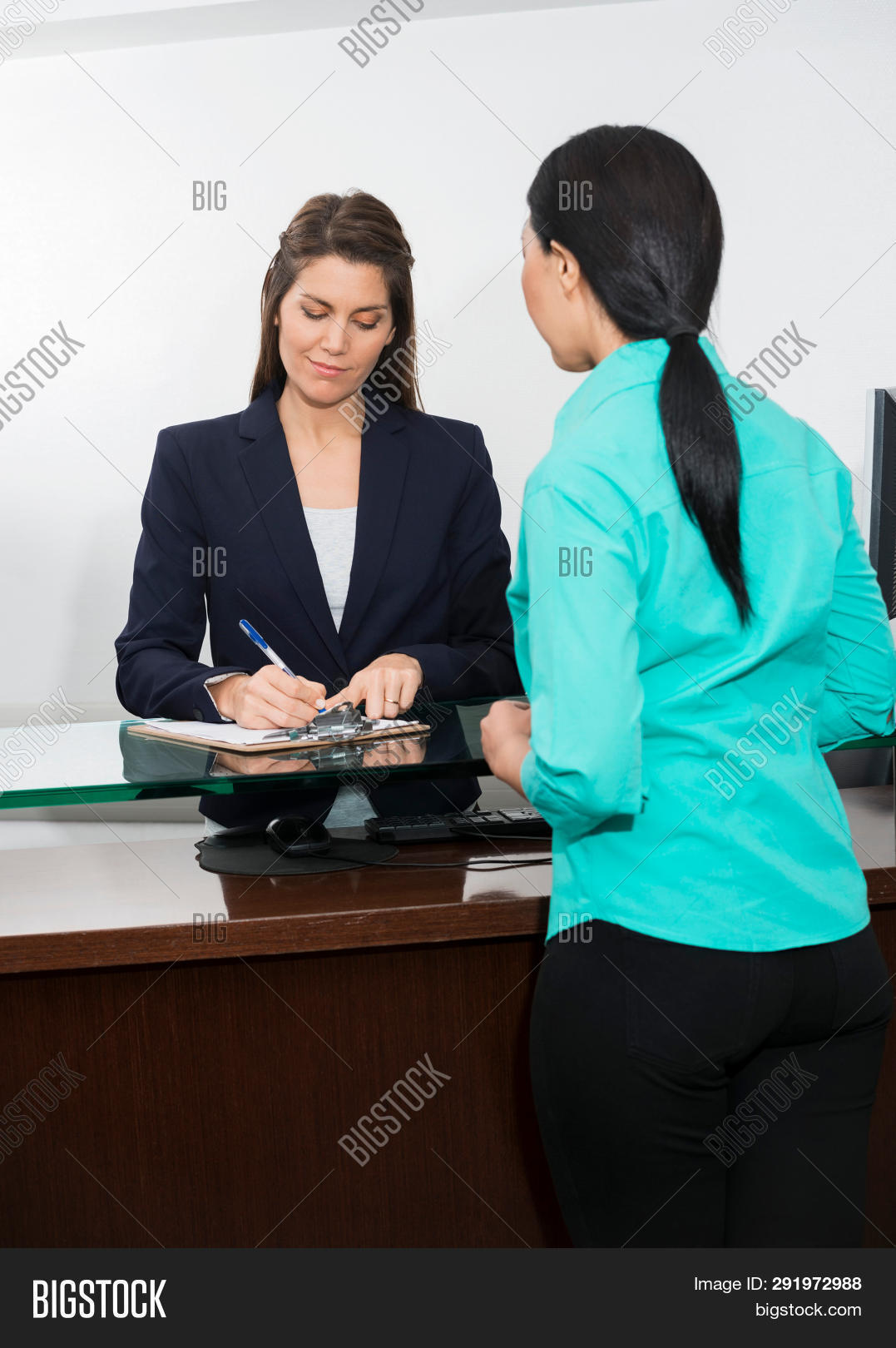 Patient Registering Image & Photo (Free Trial) | Bigstock