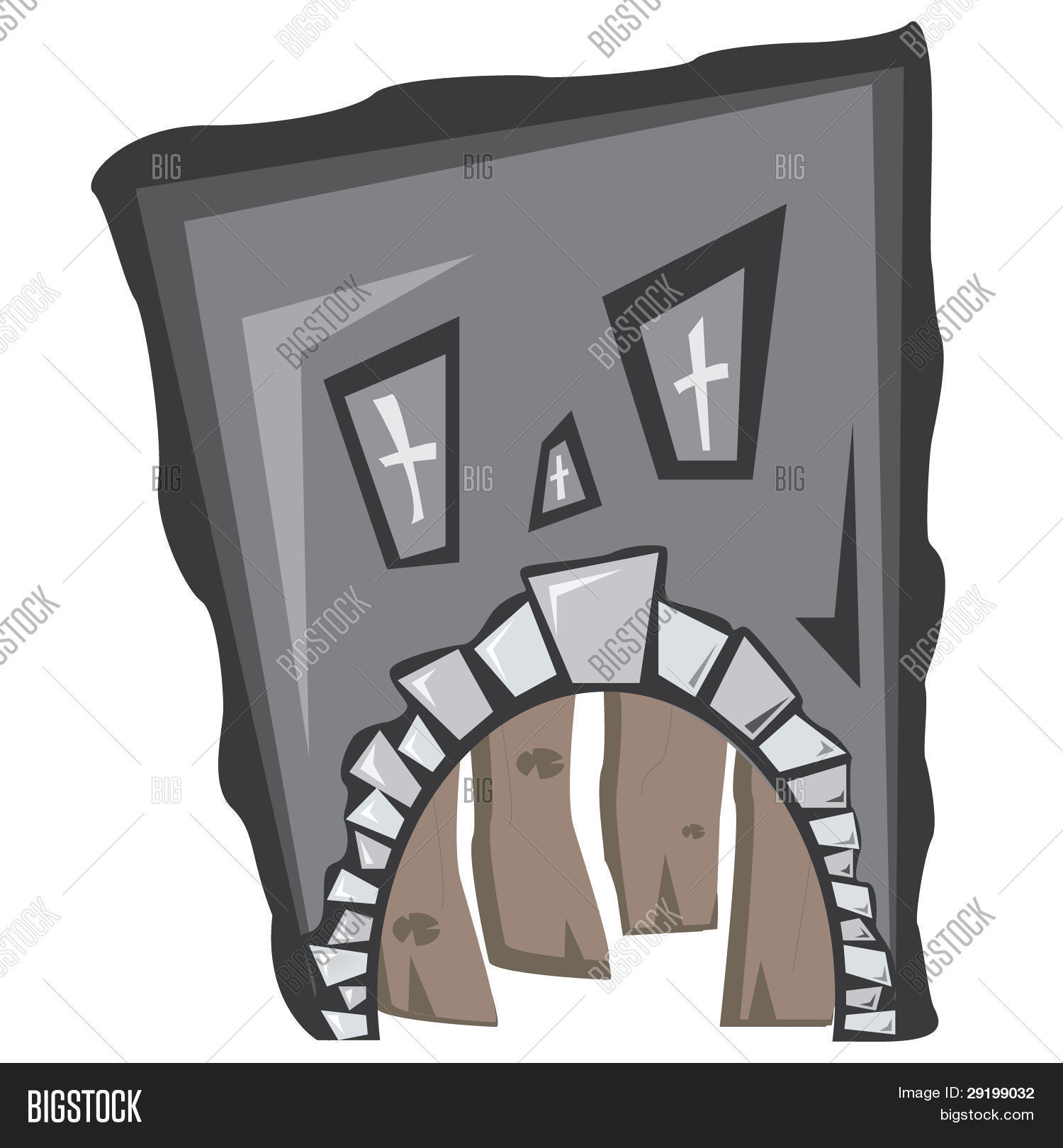 Sad Monster House Vector & Photo (Free Trial) | Bigstock