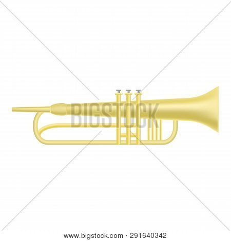 Gold Trumpet Icon. Image & Photo (Free Trial) | Bigstock