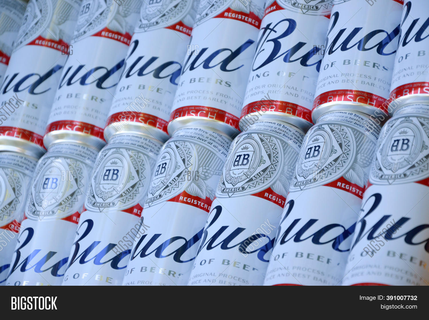 Many Cans Budweiser Image & Photo (Free Trial) | Bigstock