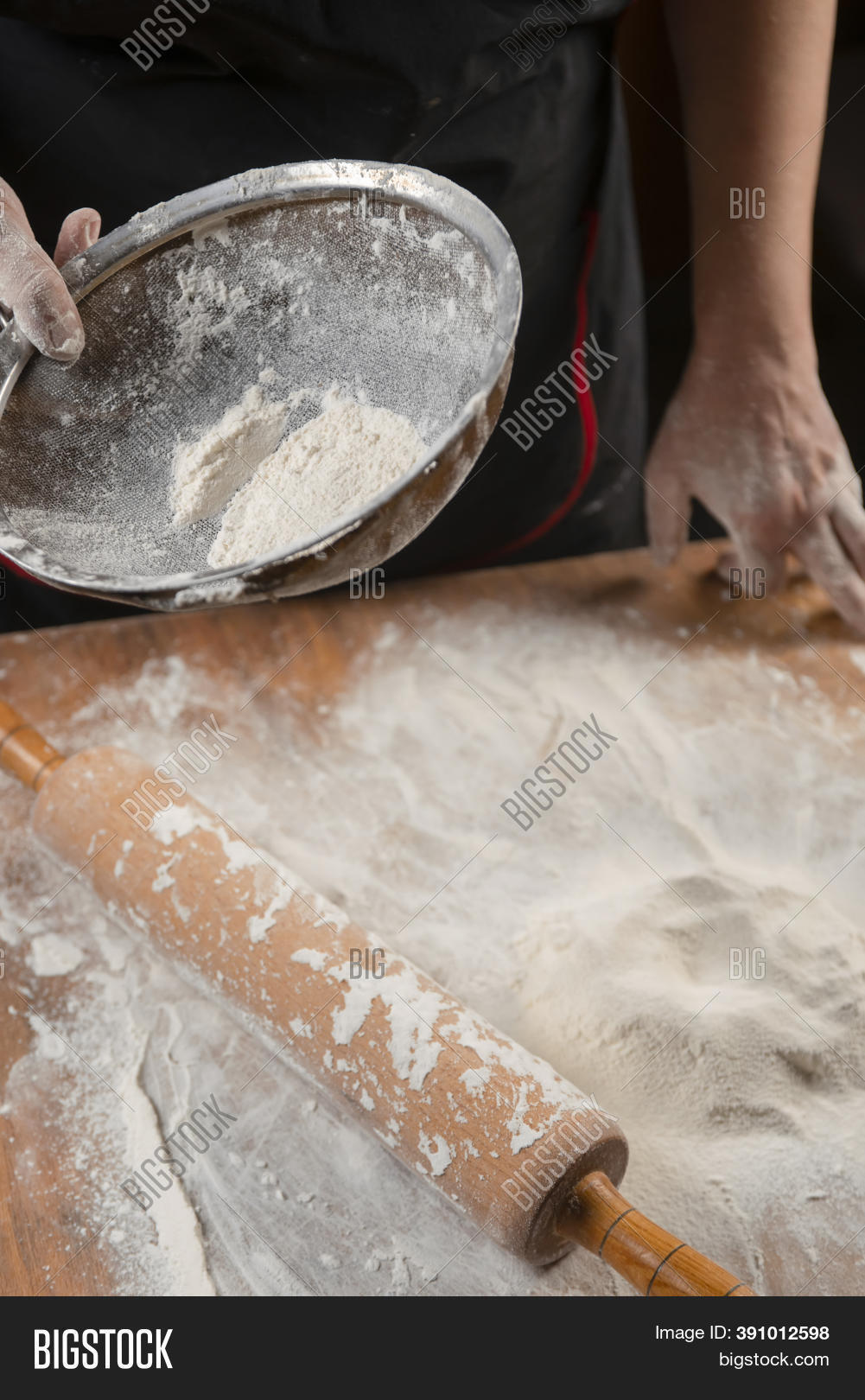Baker Kneading Dough Image & Photo (Free Trial) | Bigstock