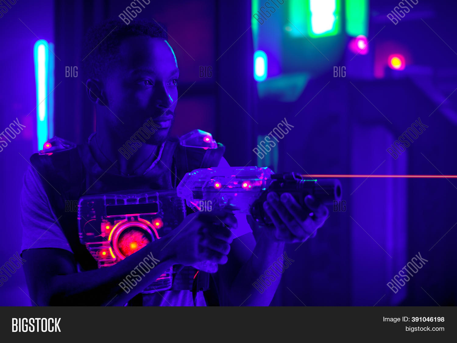 Laser Tag Player Image & Photo (Free Trial) | Bigstock