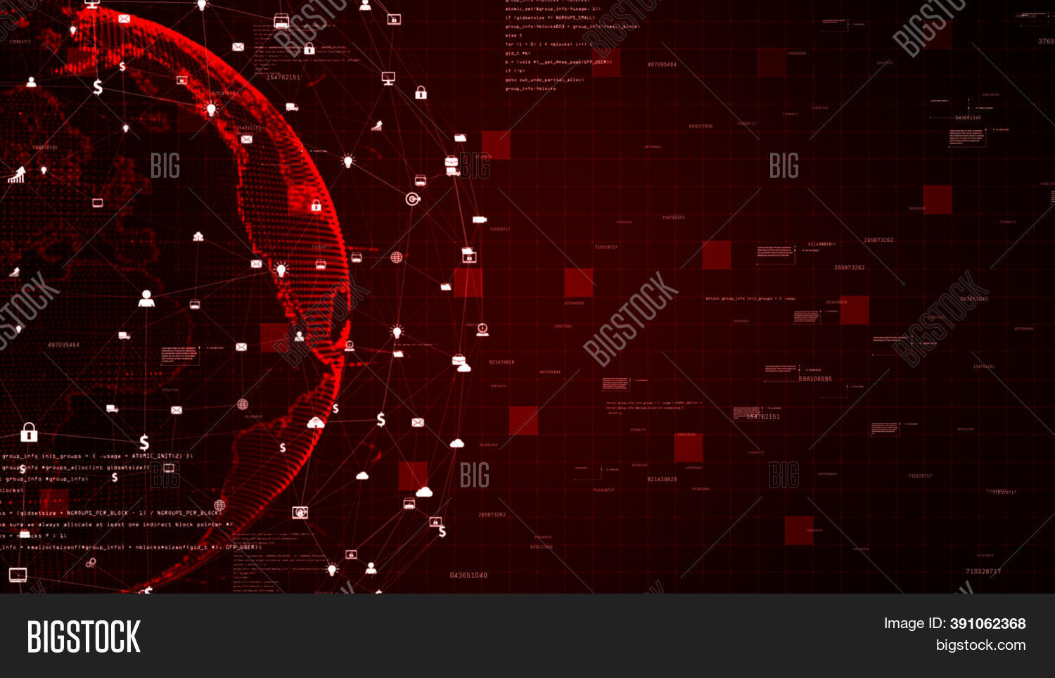 Digital Data Network Image & Photo (Free Trial) | Bigstock