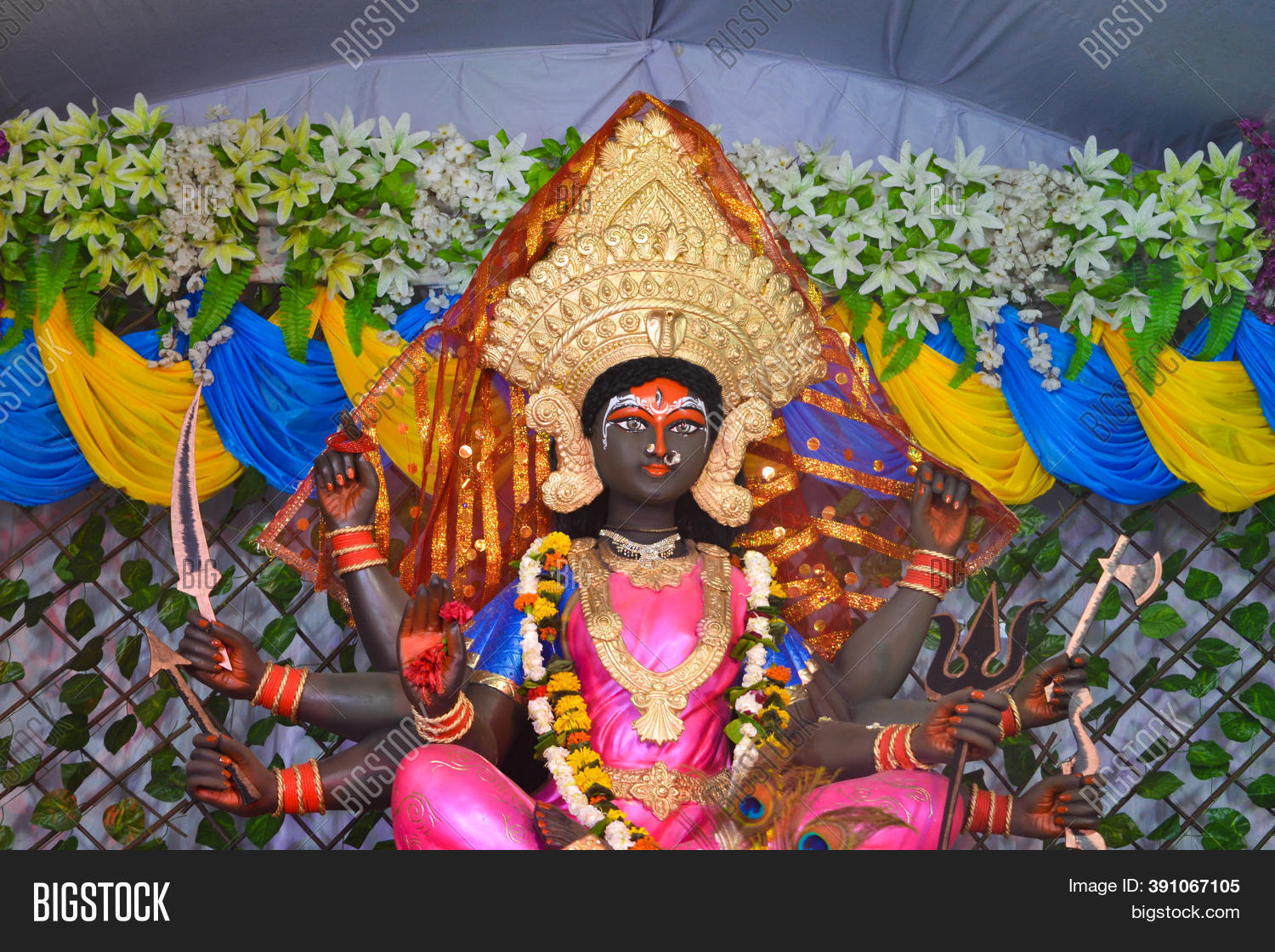 Idol Hindu Goddess Image & Photo (Free Trial) | Bigstock