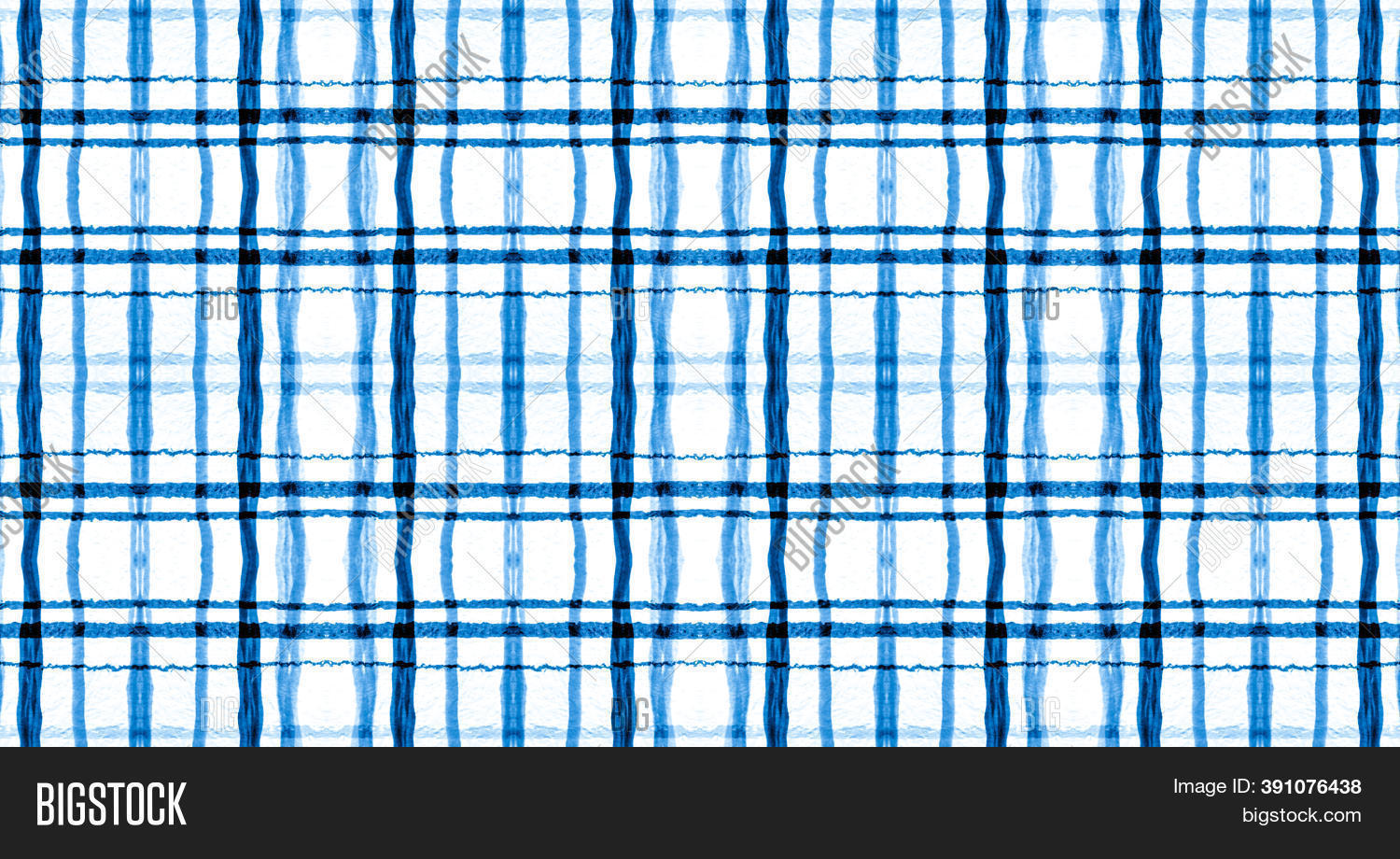 Plaid Fabric. Blue Image & Photo (Free Trial) | Bigstock