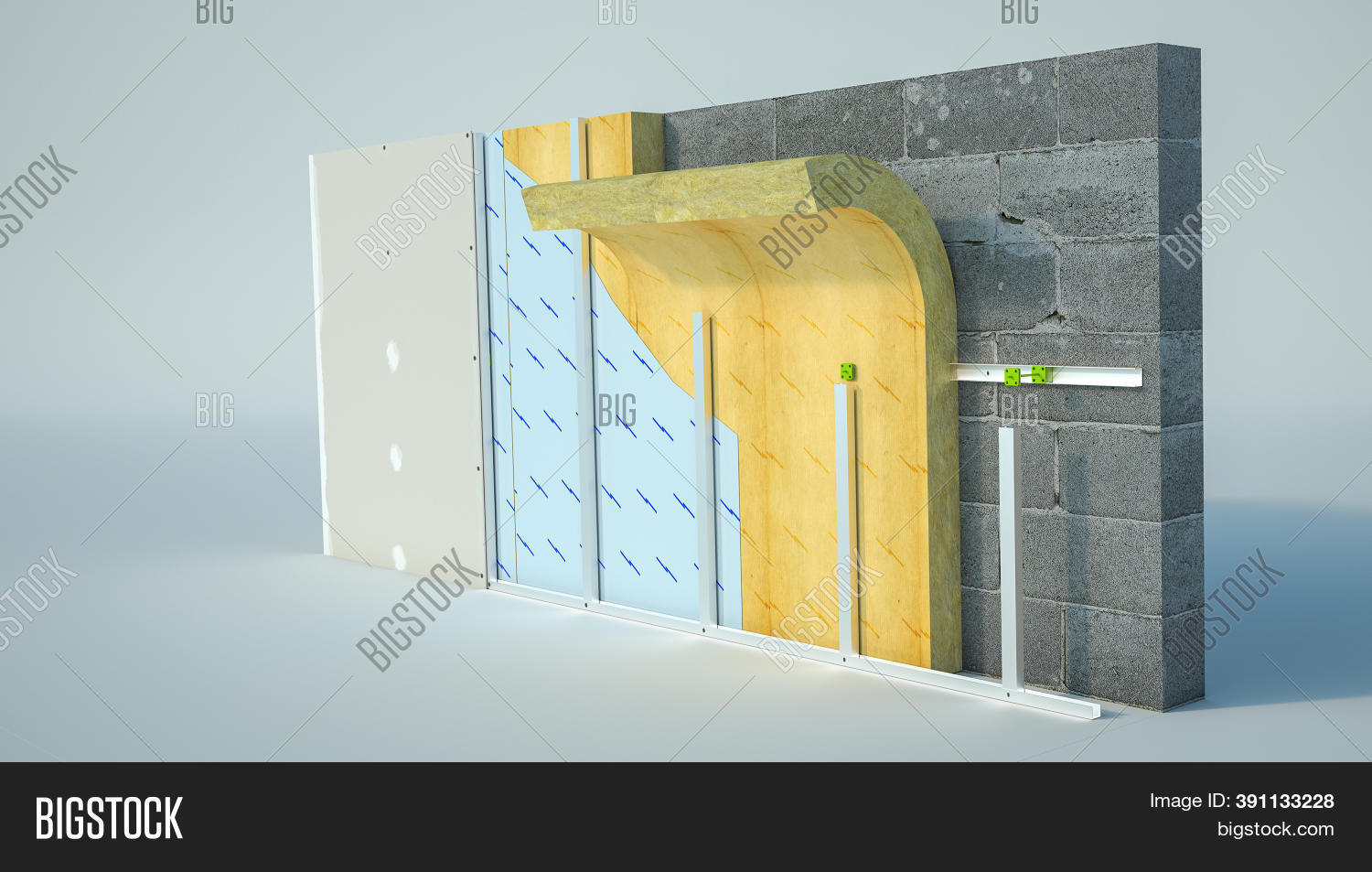 3D Rendering Wall Image & Photo (Free Trial) | Bigstock