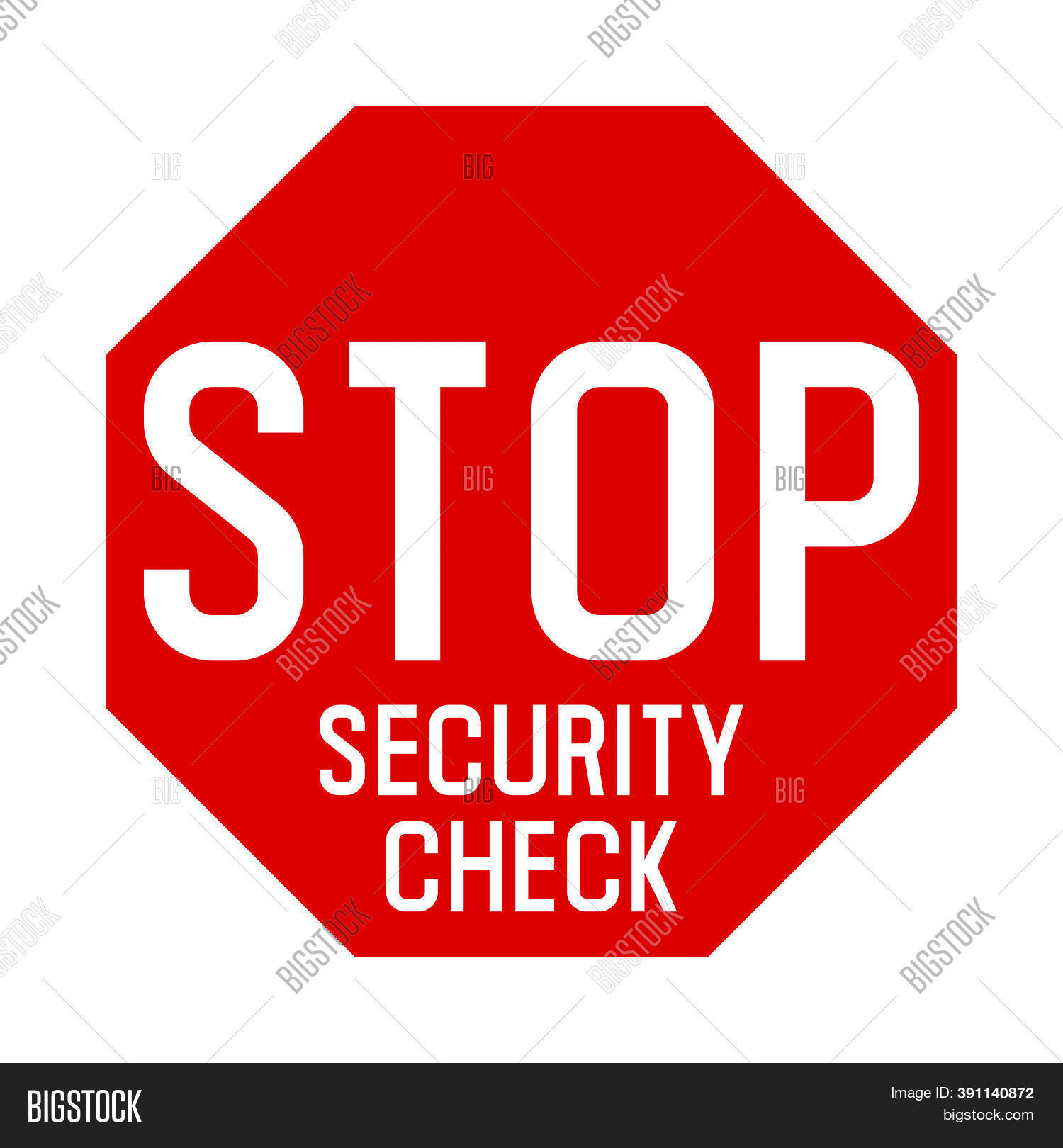 Stop Security Check Image & Photo (Free Trial) | Bigstock