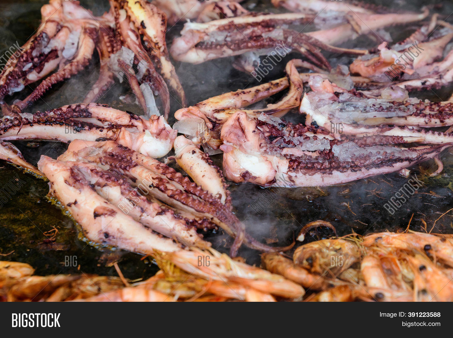 Octopus Cooked On Image & Photo (Free Trial) | Bigstock