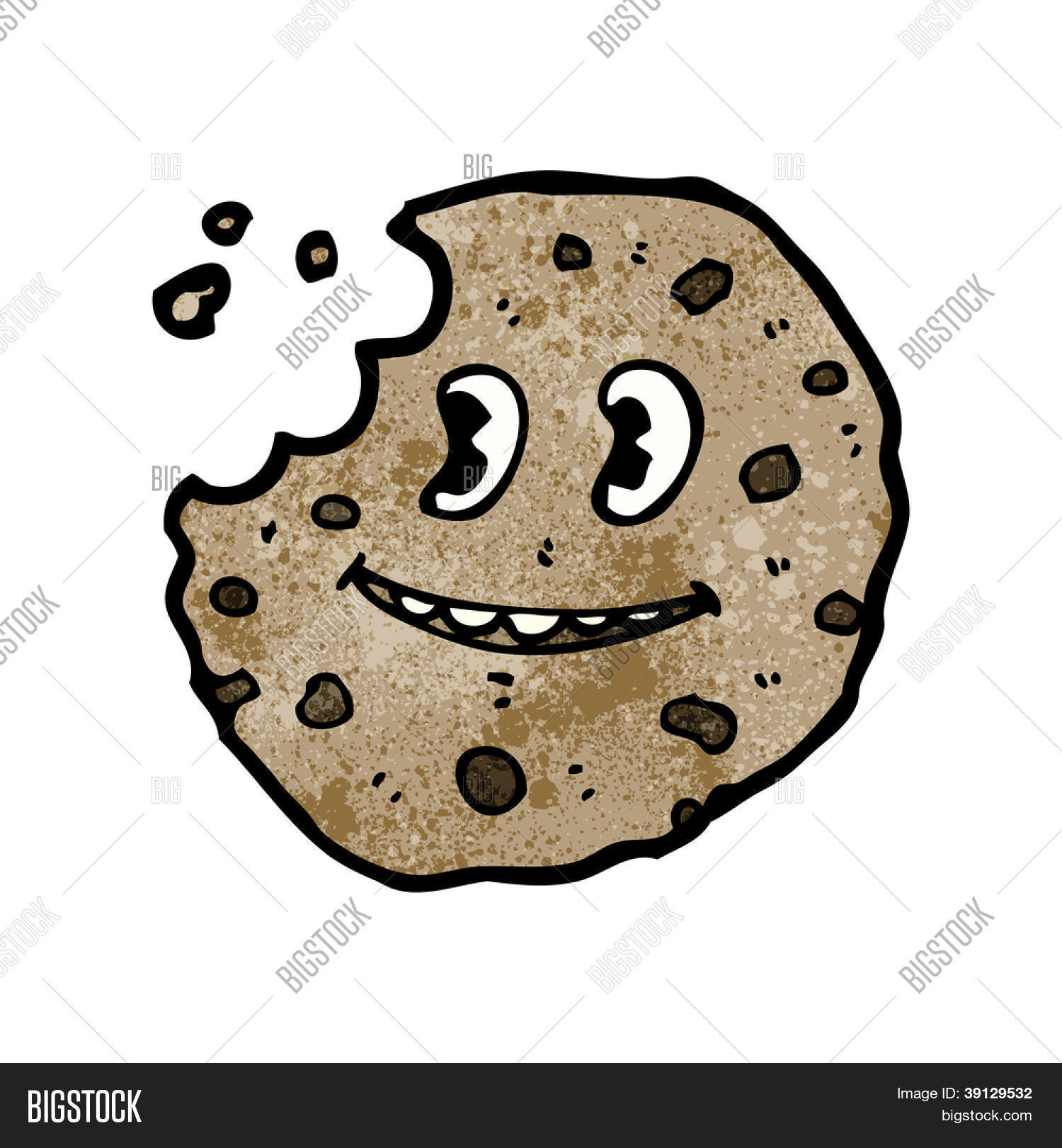 Cookie Cartoon Vector & Photo (Free Trial) | Bigstock