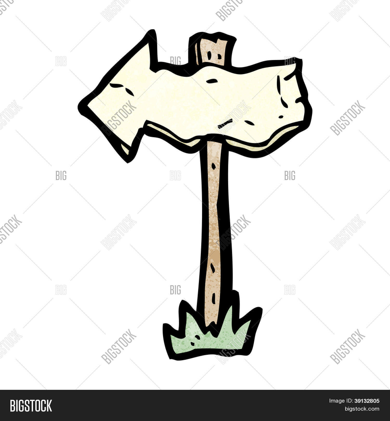 Arrow Sign Post Vector & Photo (Free Trial) | Bigstock