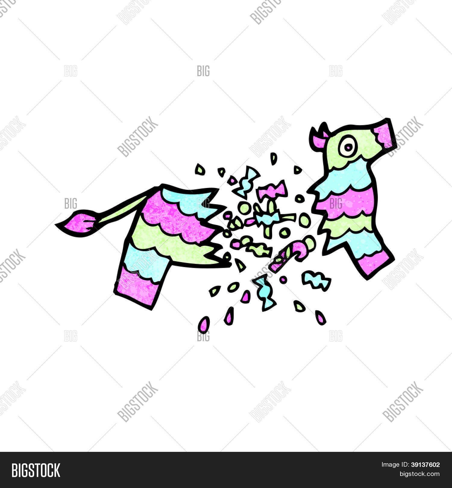 Pinata Cartoon Vector & Photo (Free Trial) | Bigstock