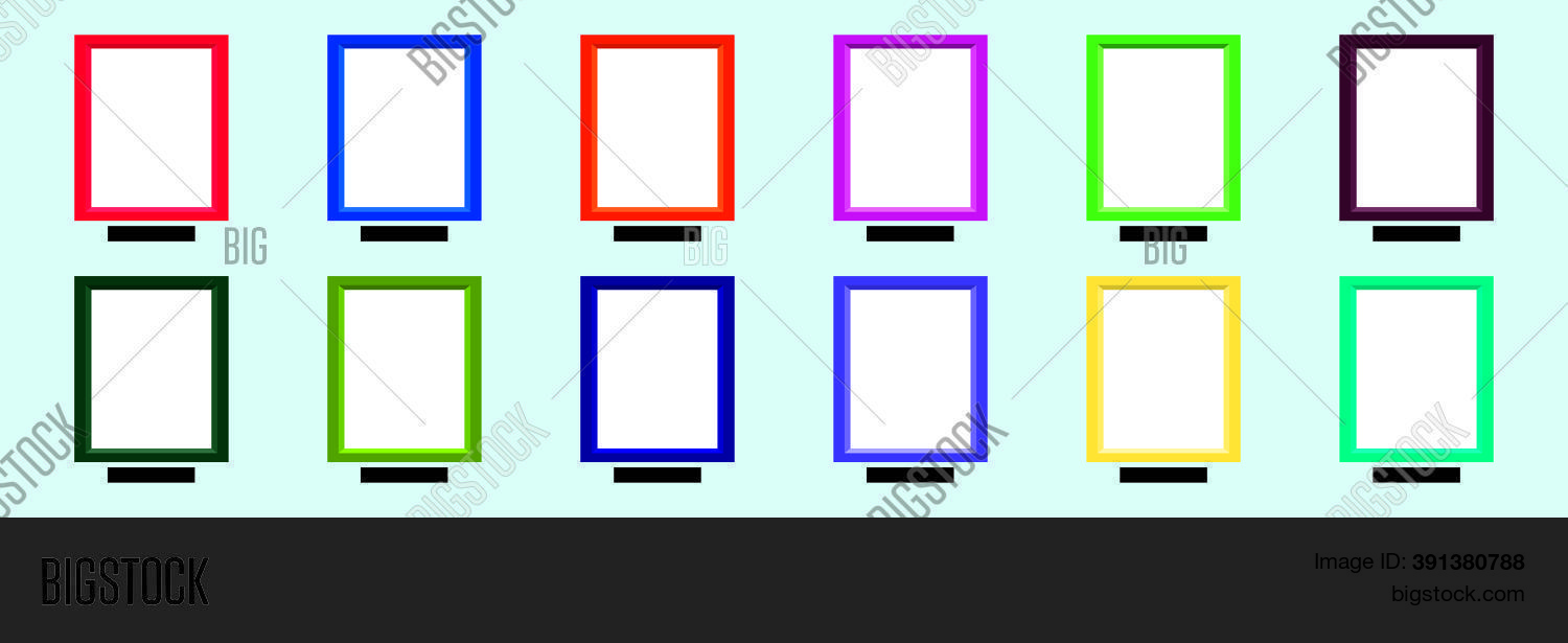 Set Frame Employee Vector & Photo (Free Trial) | Bigstock