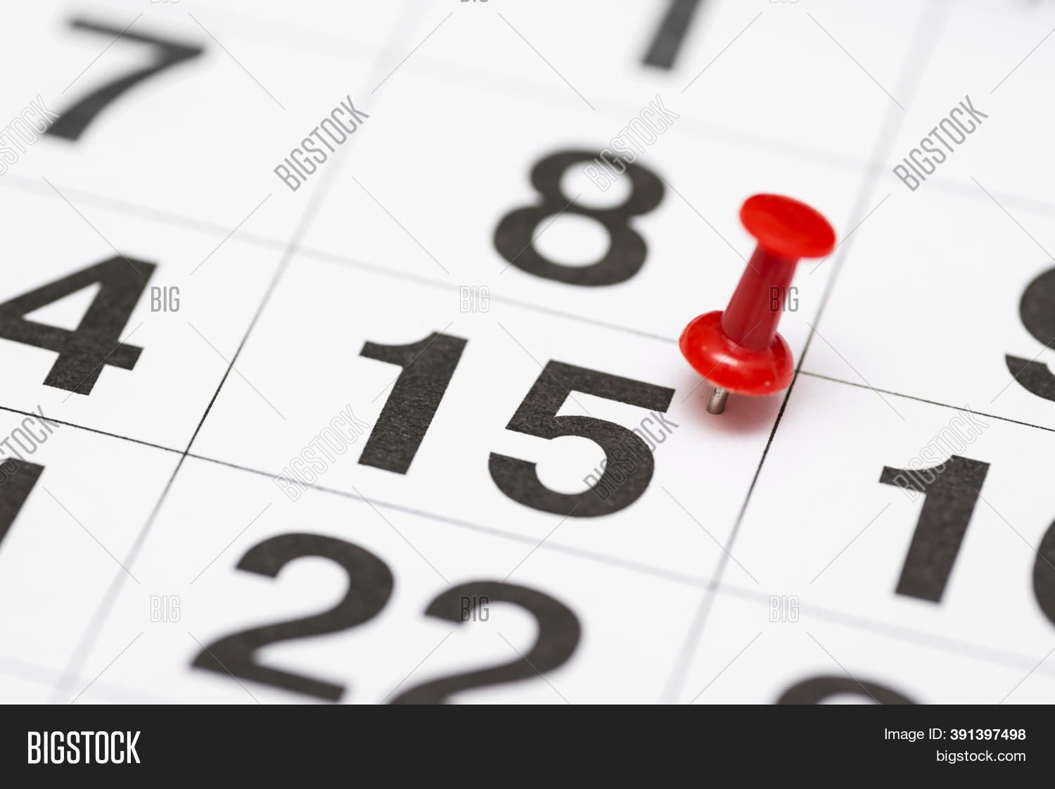 Pin On Date Number 15 Image & Photo (Free Trial) | Bigstock