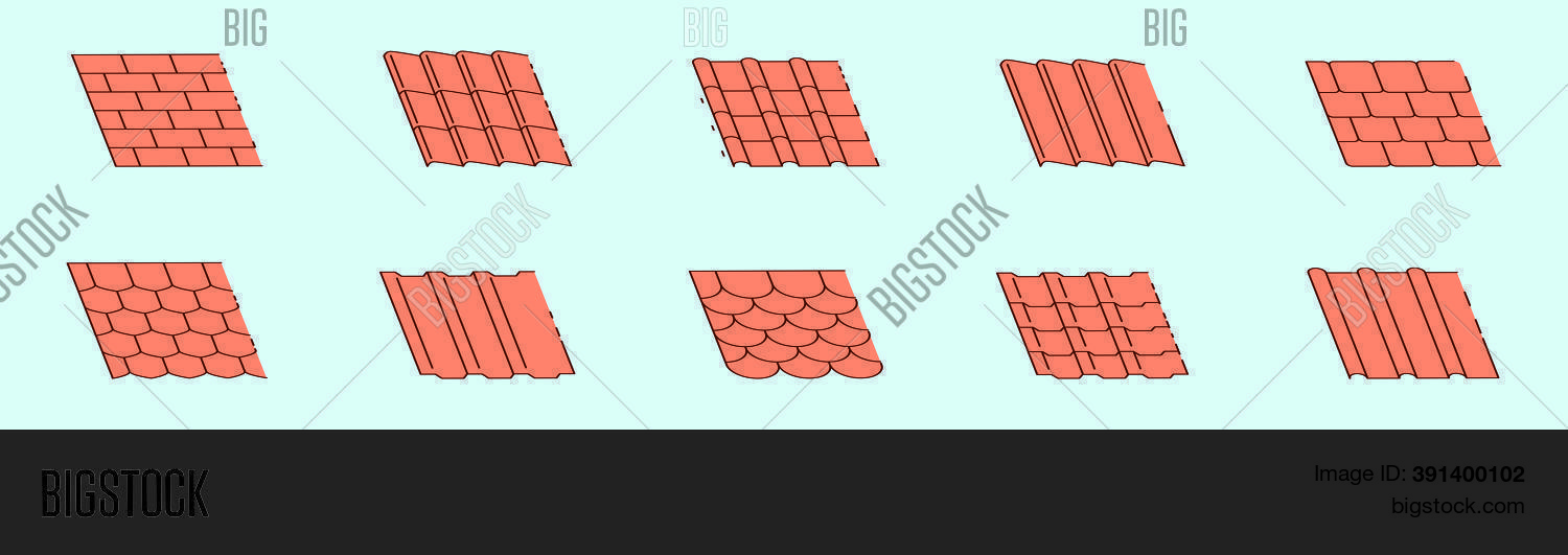 Shapes Profiles Roof Vector & Photo (Free Trial) | Bigstock
