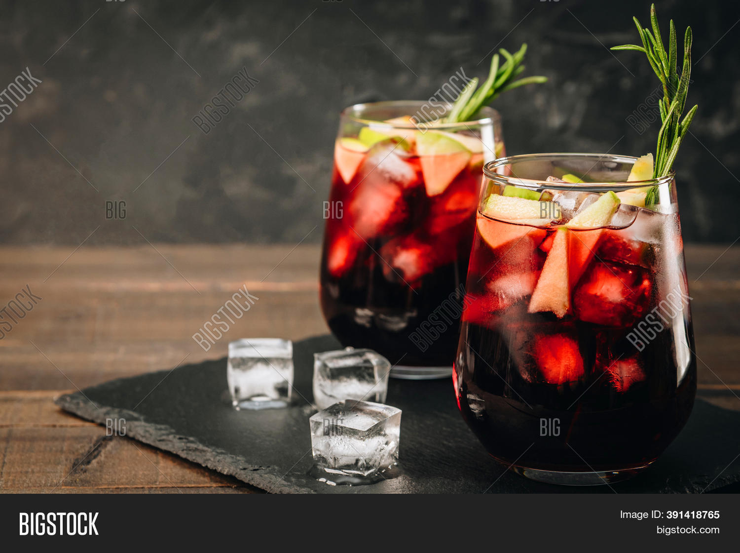 Two Glasses Sangria Image & Photo (Free Trial) | Bigstock