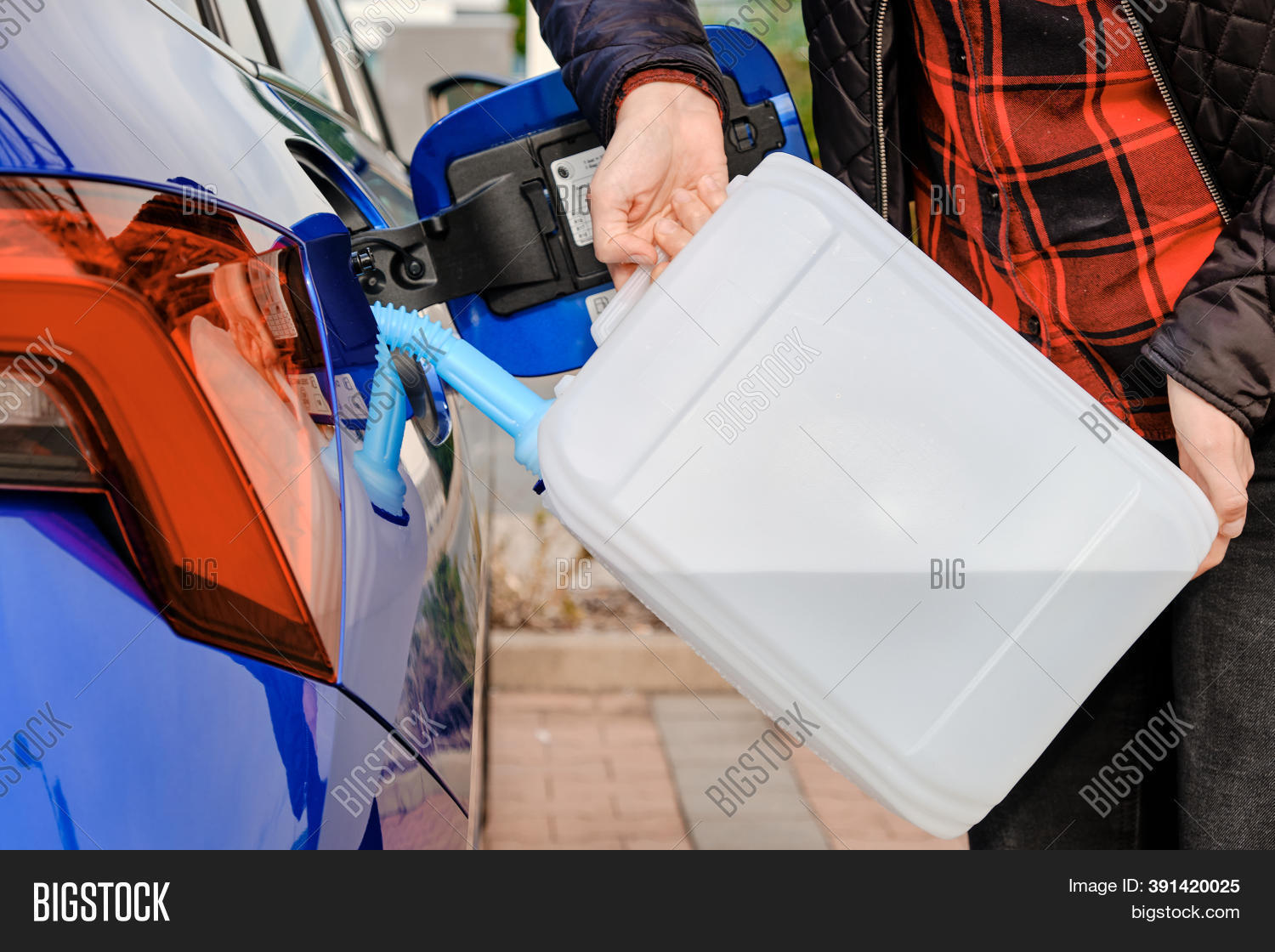 Woman Filling Diesel Image & Photo (Free Trial) | Bigstock