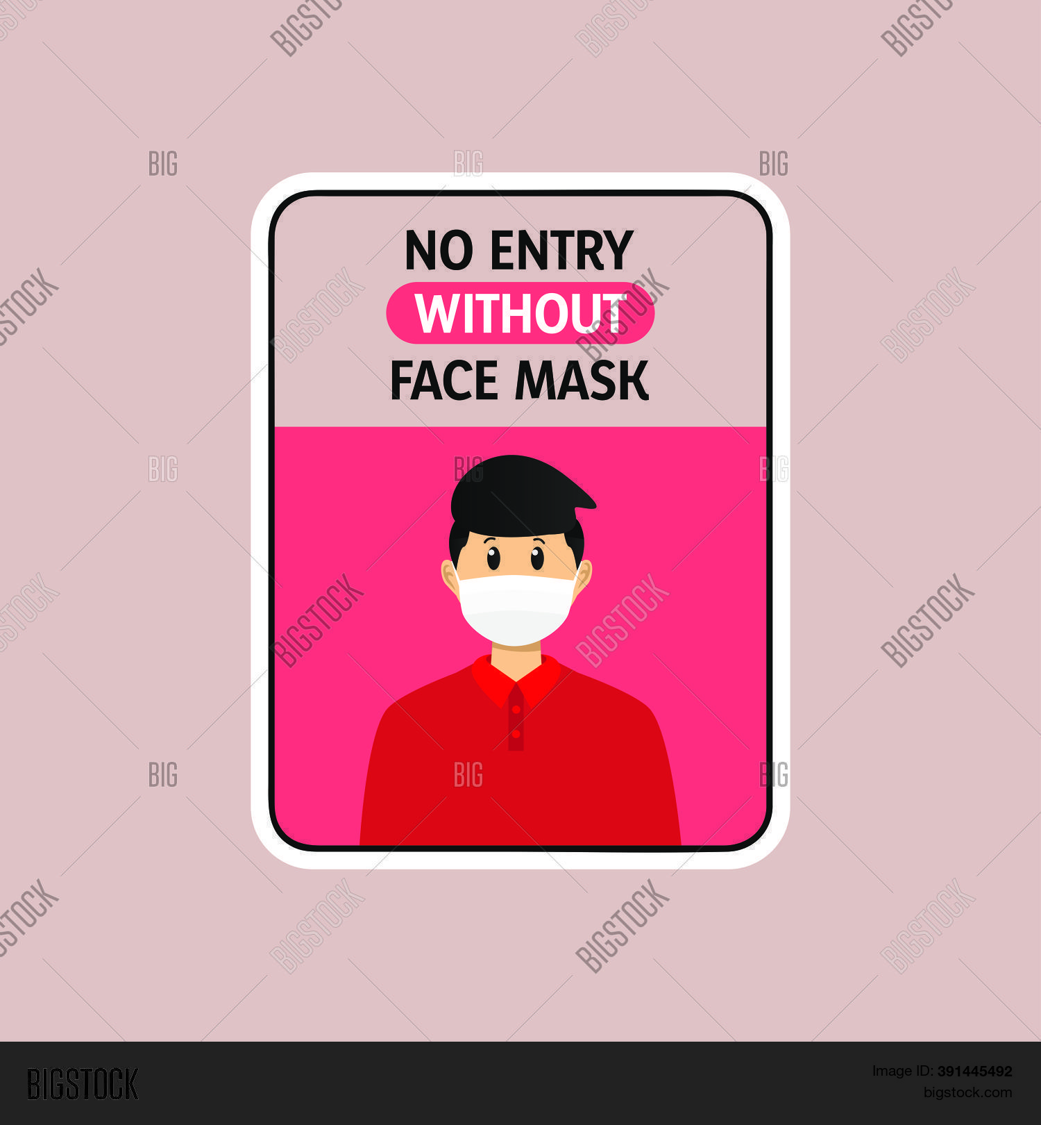Red Face Mask Vector & Photo (Free Trial) | Bigstock