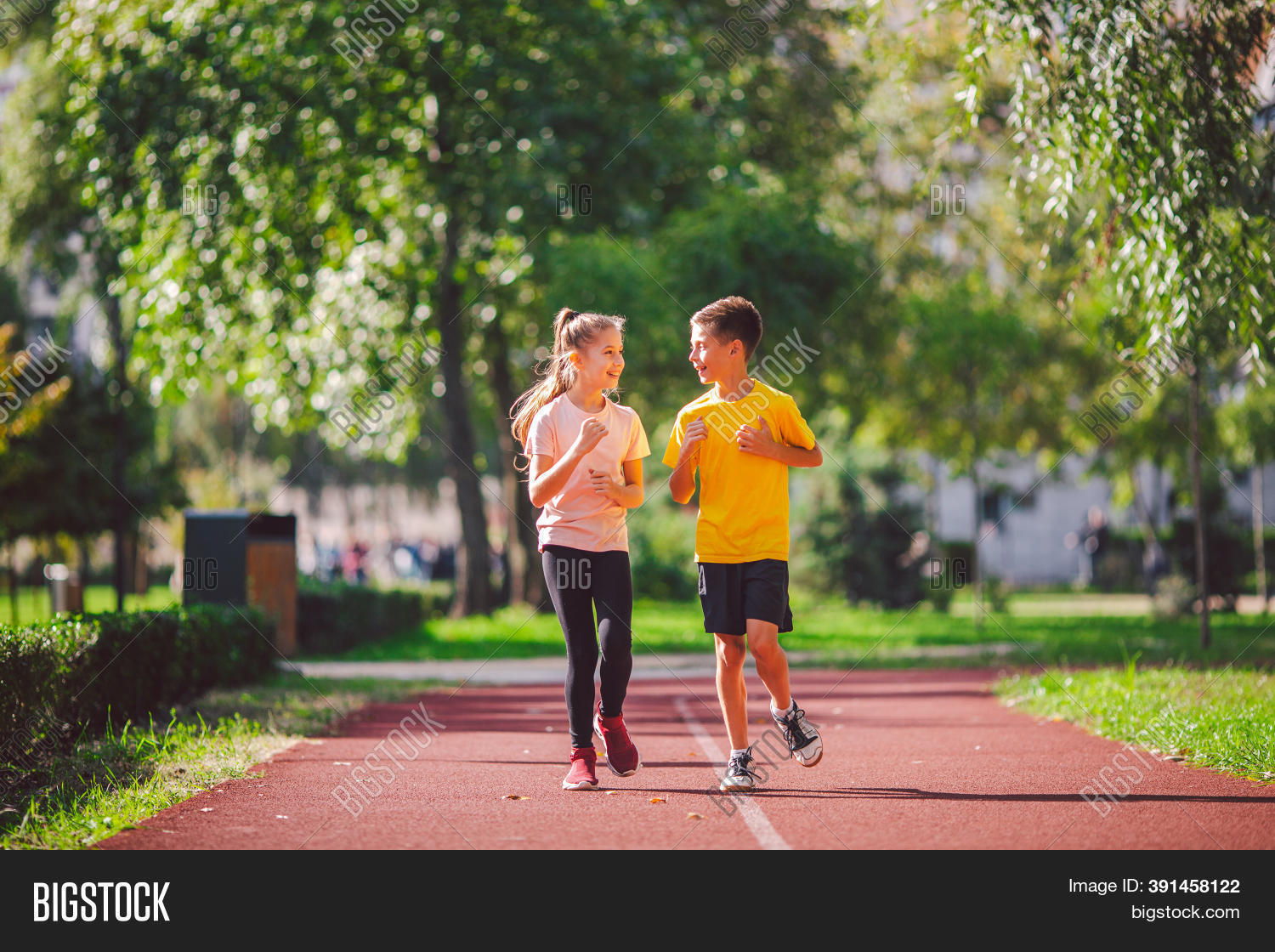 Child Fitness, Twins Image & Photo (Free Trial) | Bigstock