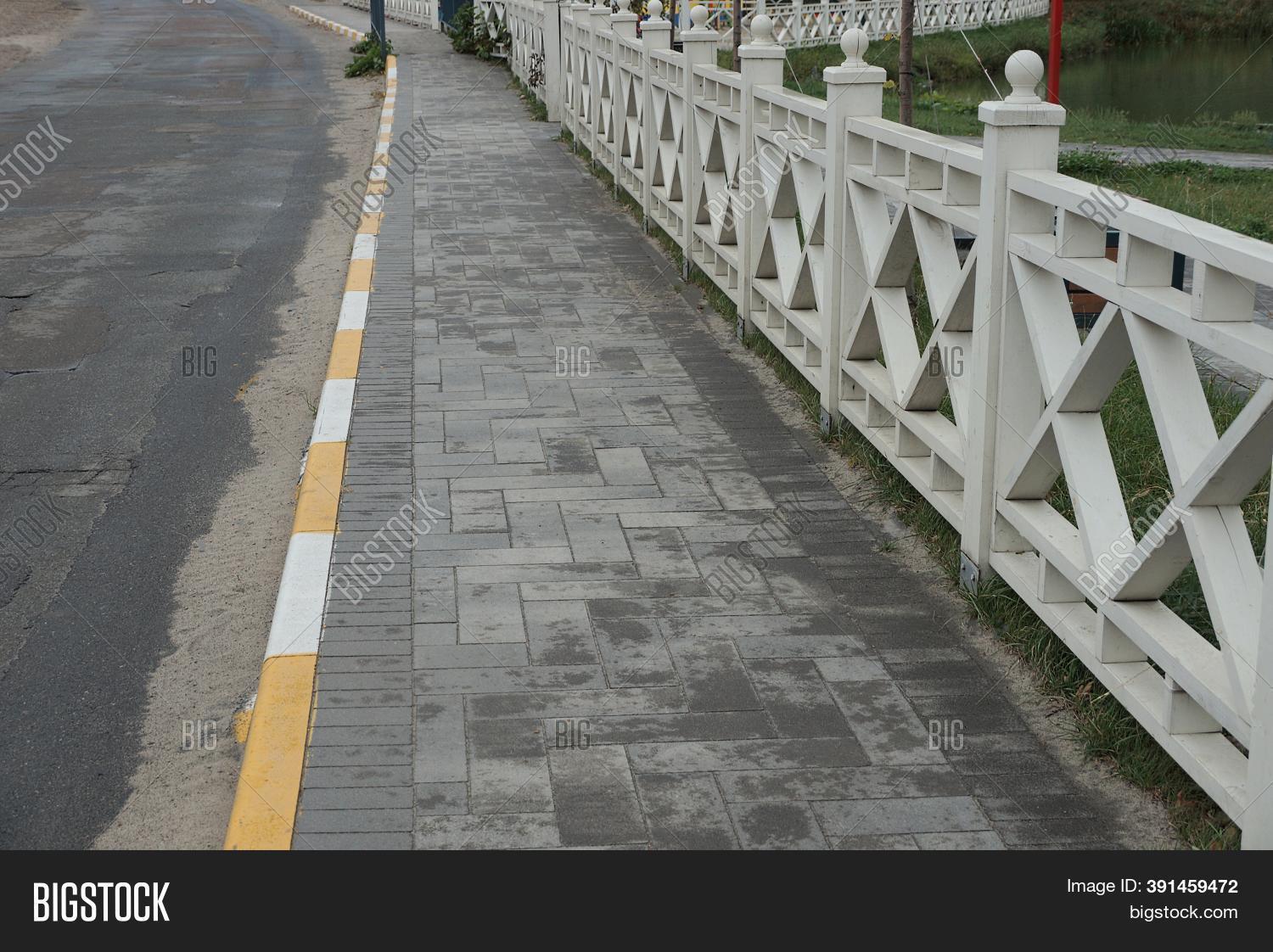 Long Alley Gray Paving Image & Photo (Free Trial) | Bigstock
