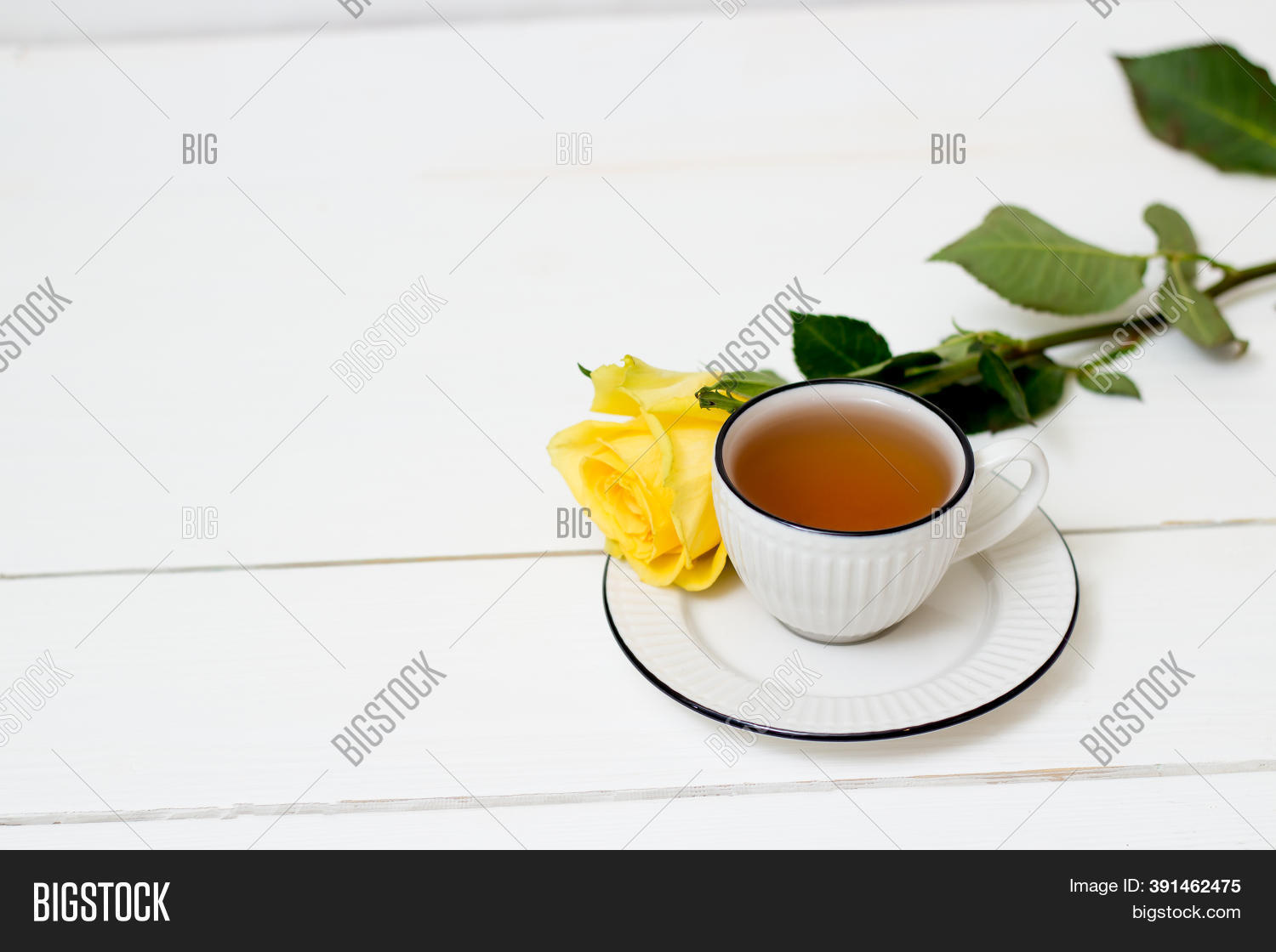 Yellow Tea Cup