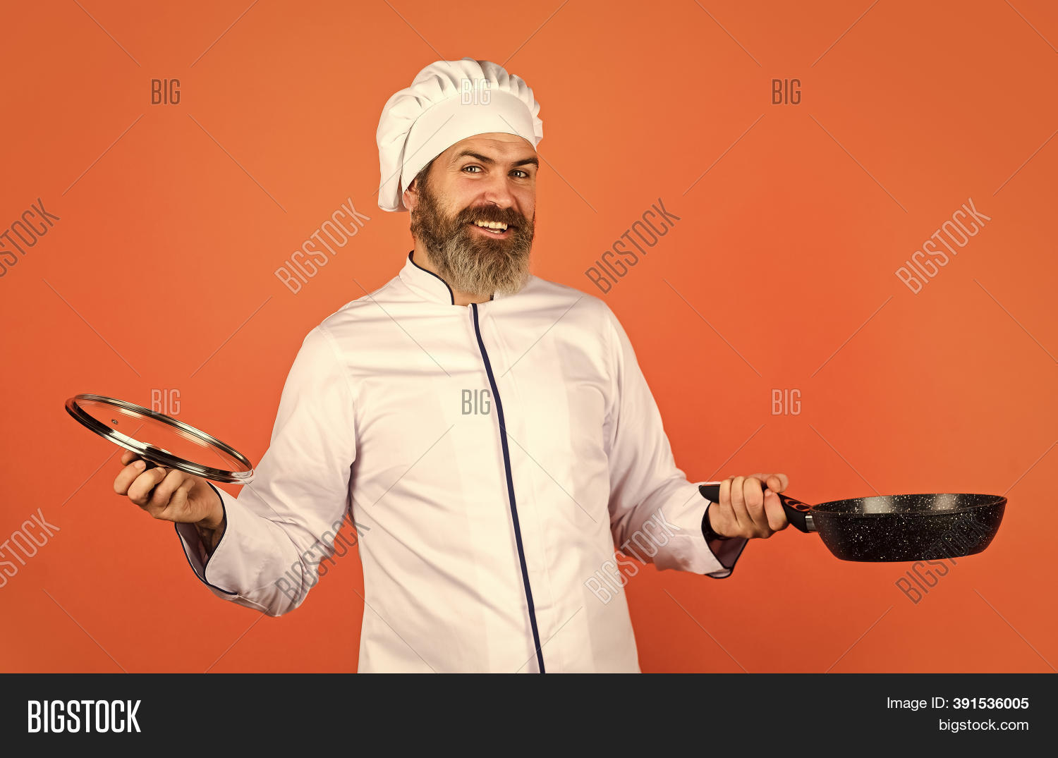 Happy Cook Man Hold Image & Photo (Free Trial) | Bigstock