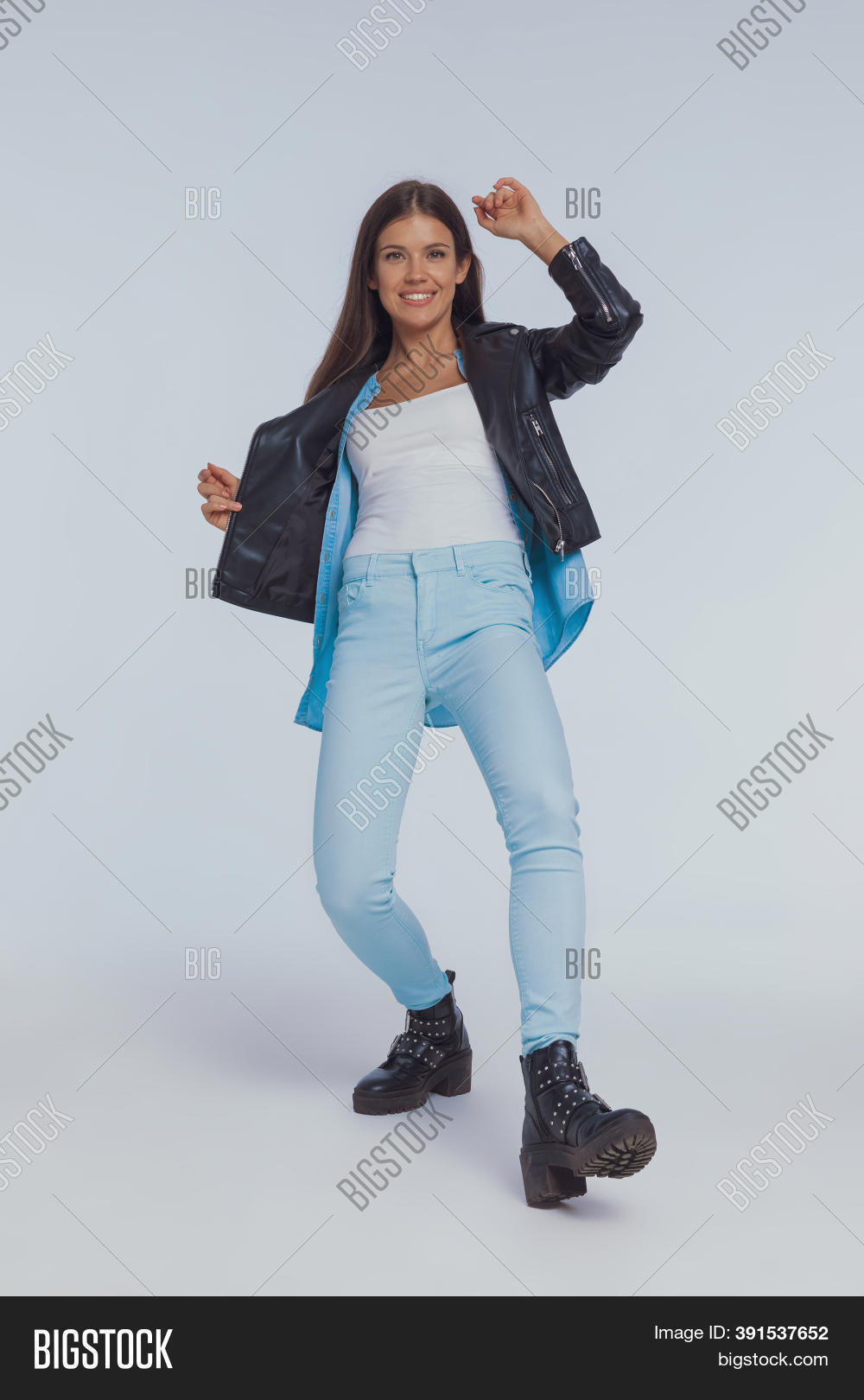 Happy Fashion Model Image & Photo (Free Trial) | Bigstock