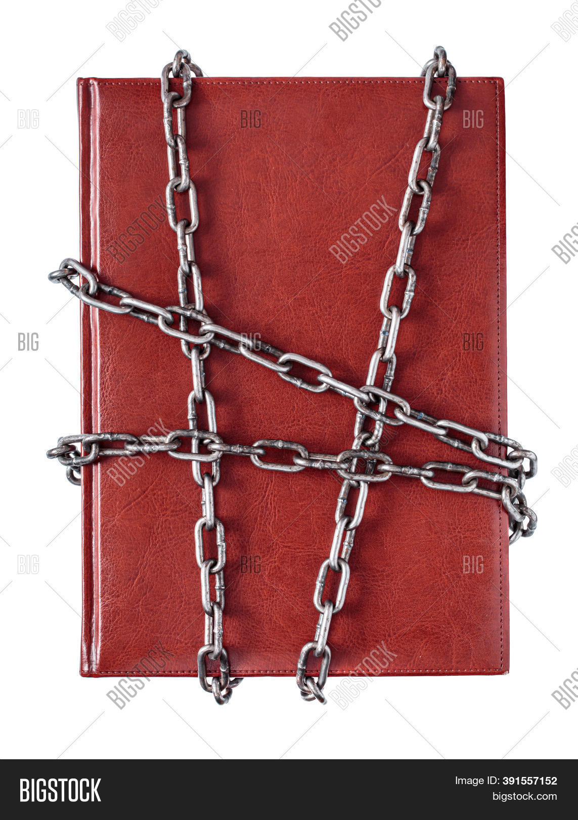 Chained Red Book Top Image & Photo (Free Trial) | Bigstock