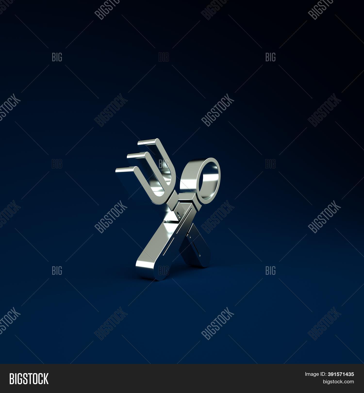 Silver Crossed Fork Image & Photo (Free Trial) | Bigstock