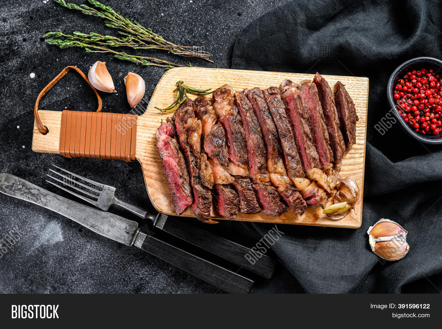 Sliced Rib Eye Steak Image & Photo (Free Trial) | Bigstock