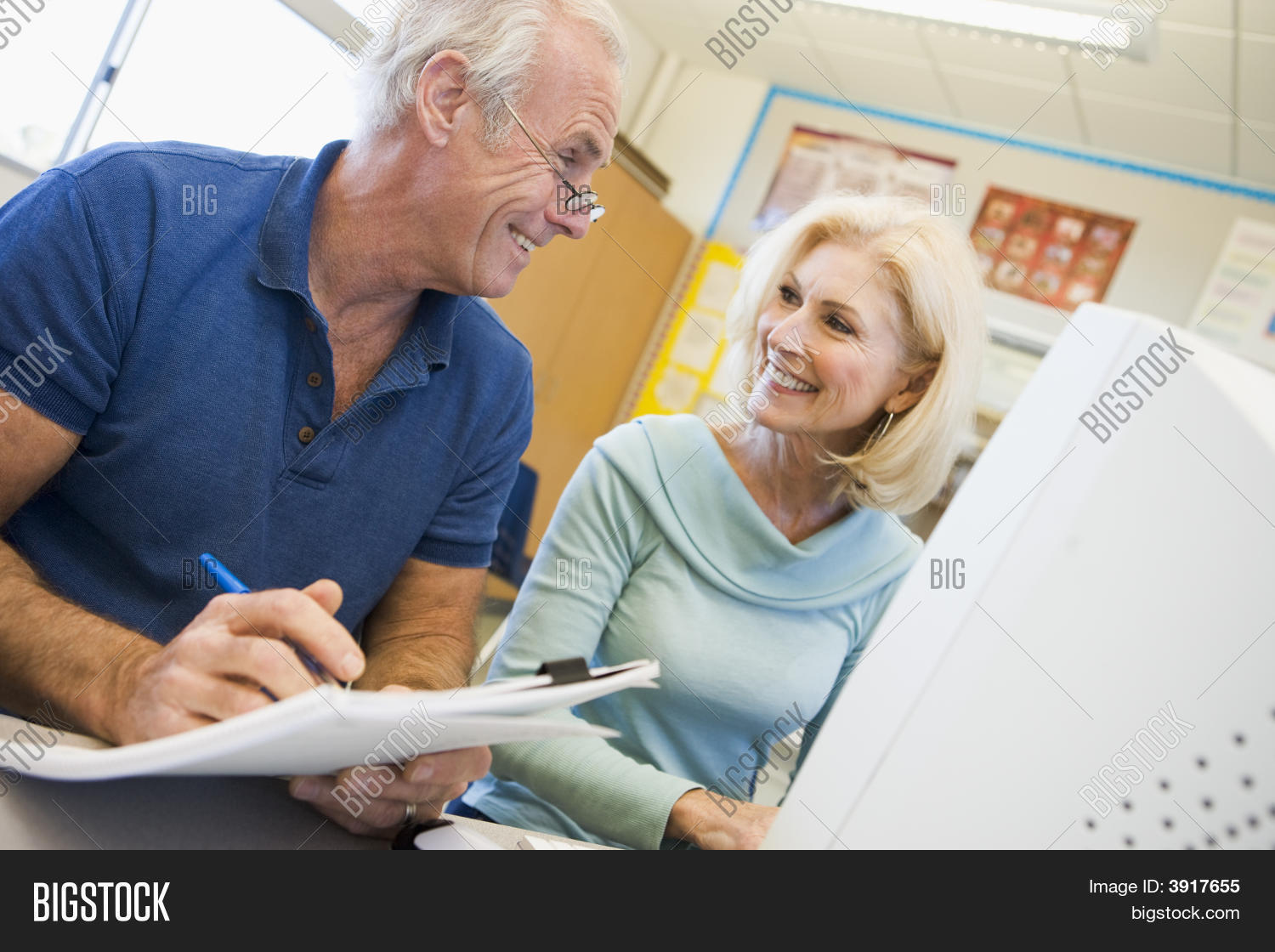 Two People Computer Image & Photo (Free Trial) | Bigstock
