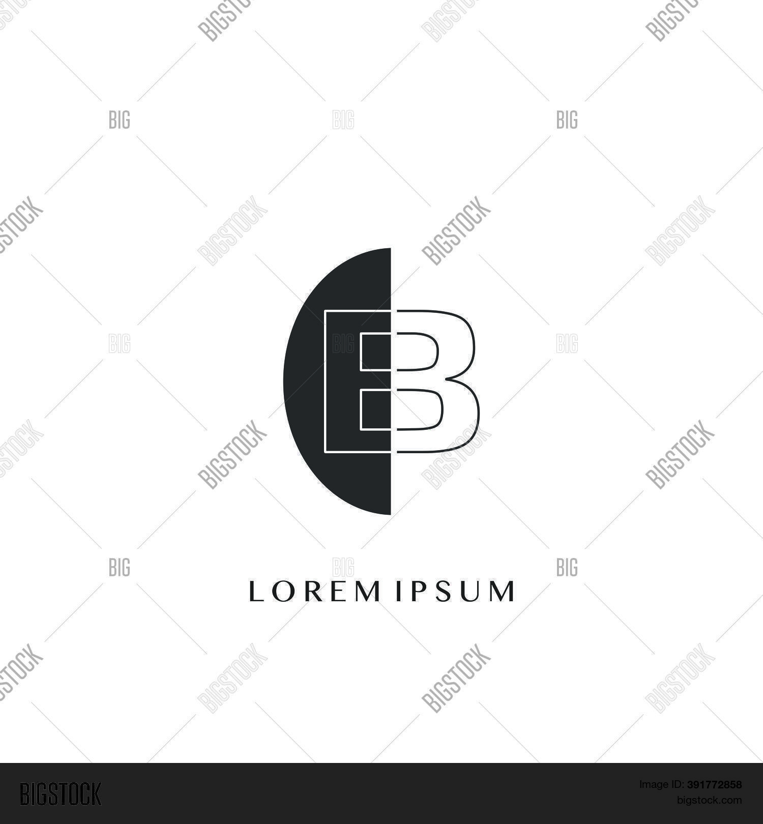 Outline Letter B Vector & Photo (Free Trial) | Bigstock