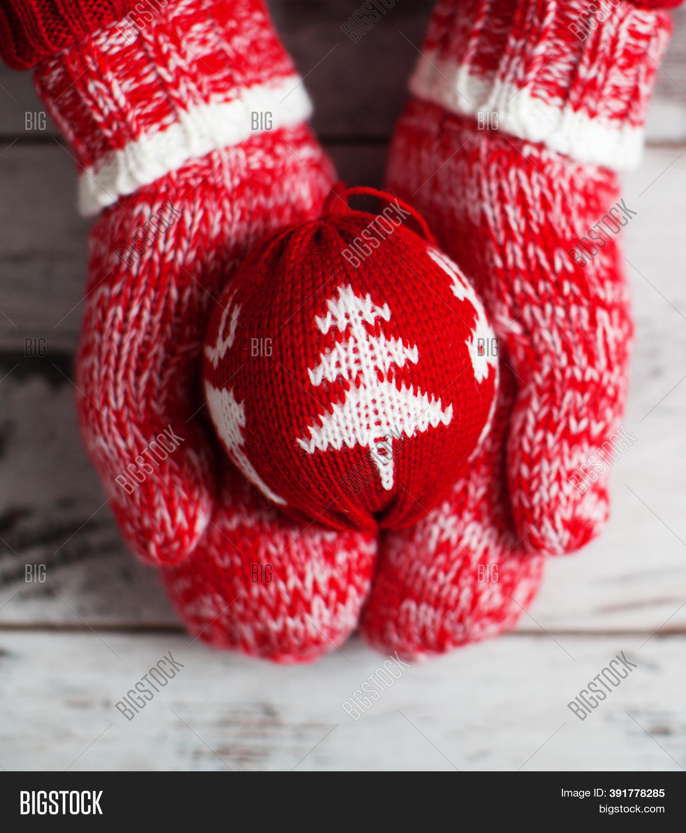 Mitten Christmas Ball Image & Photo (Free Trial) | Bigstock