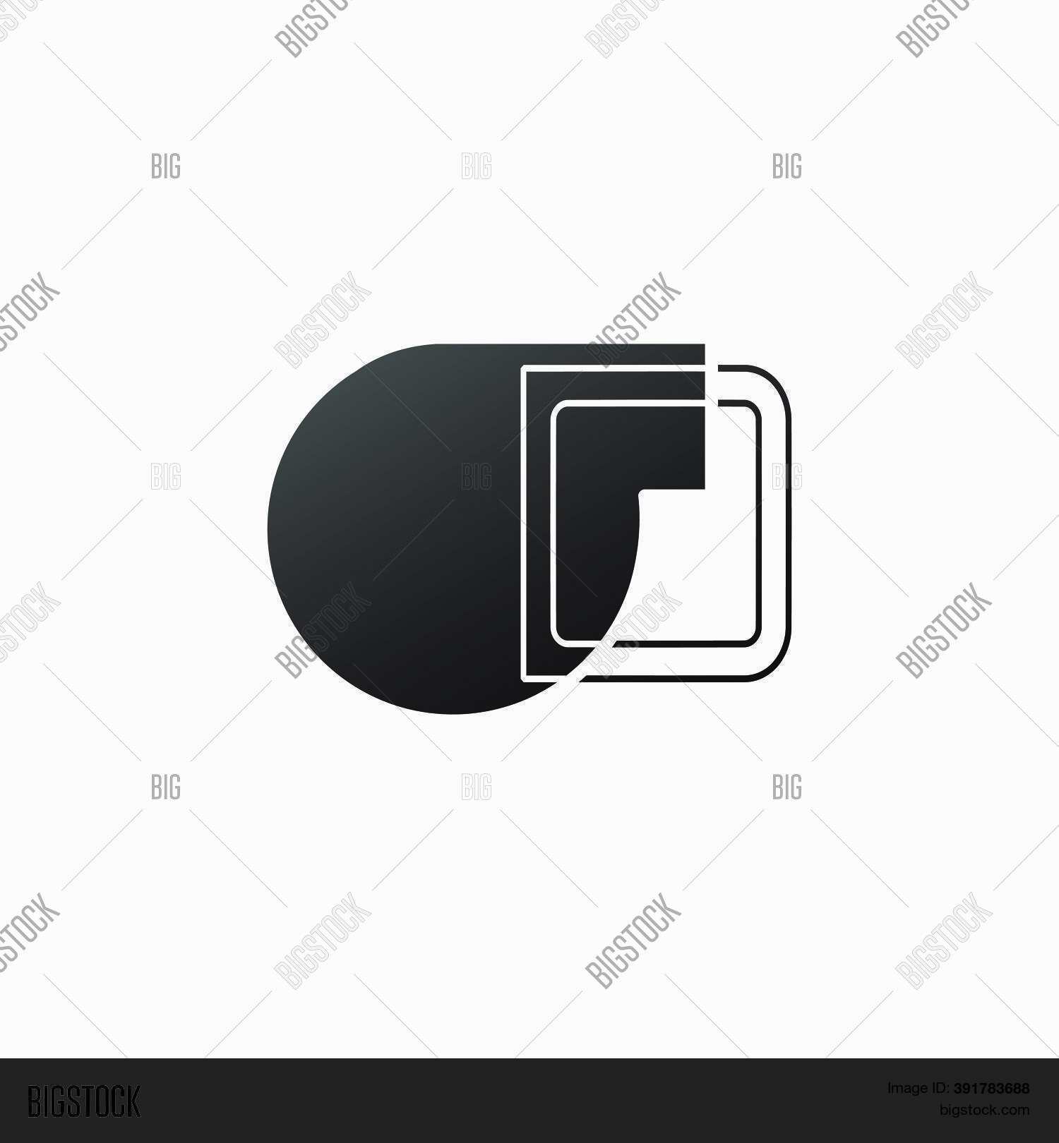 Letter D Overlap Vector & Photo (Free Trial) | Bigstock
