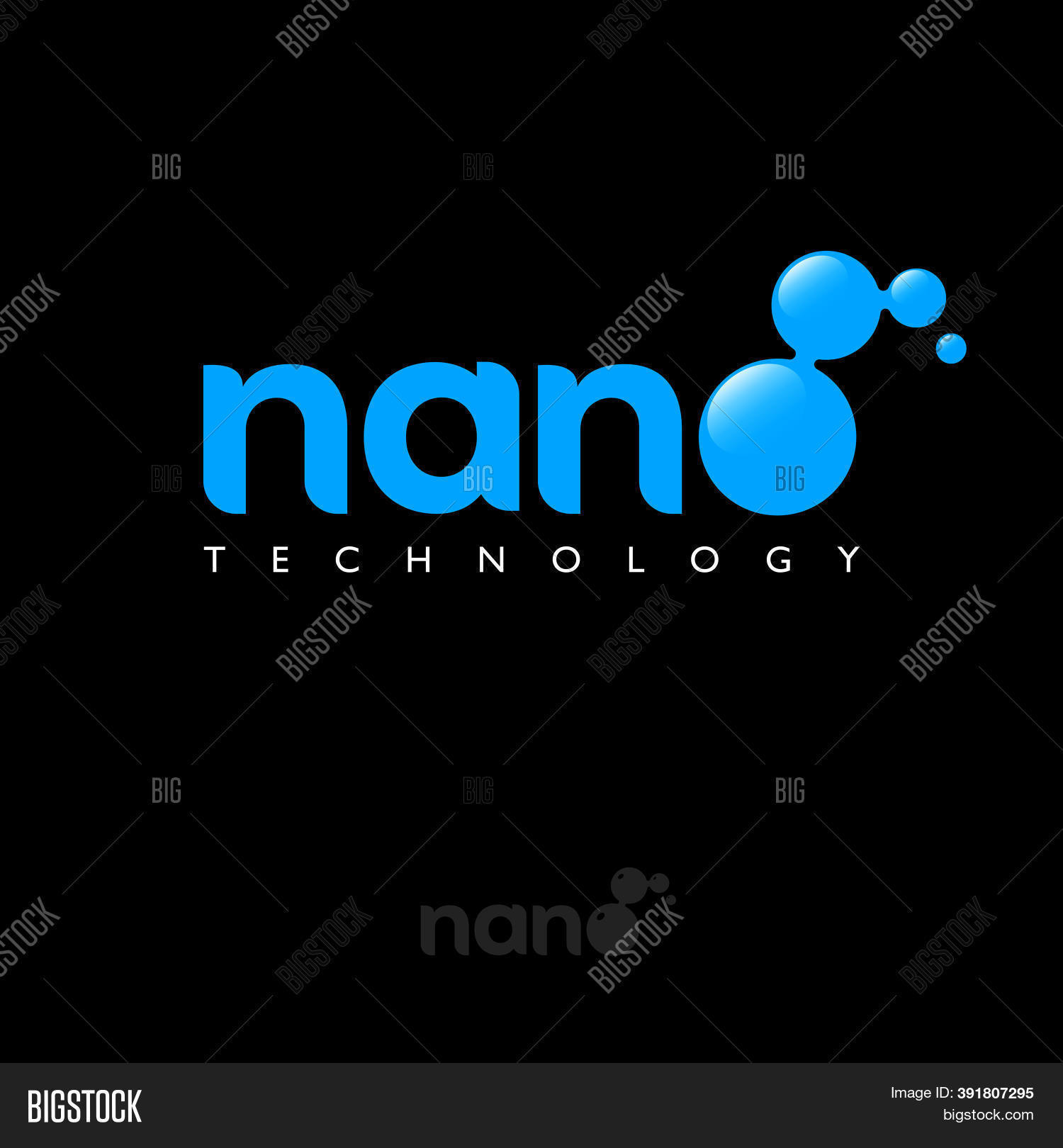 Nano Logo. Letter O Vector & Photo (Free Trial) | Bigstock