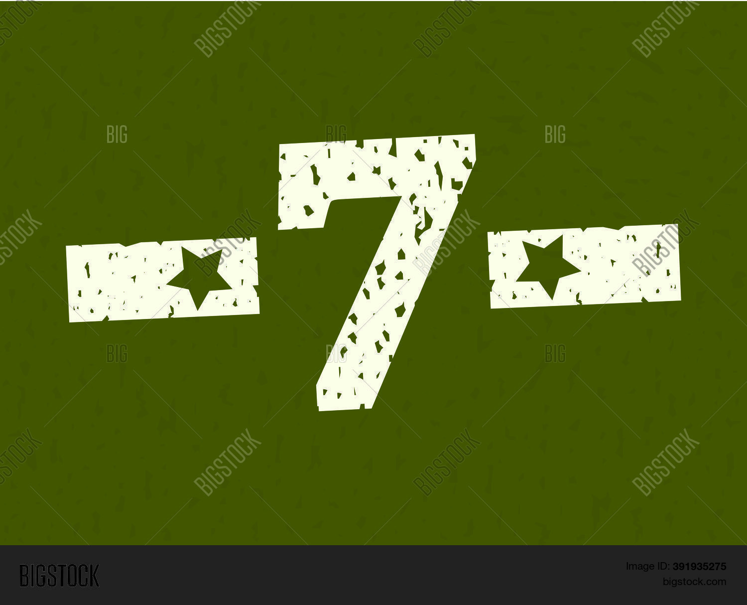 7 Badge Number Vector & Photo (Free Trial) | Bigstock