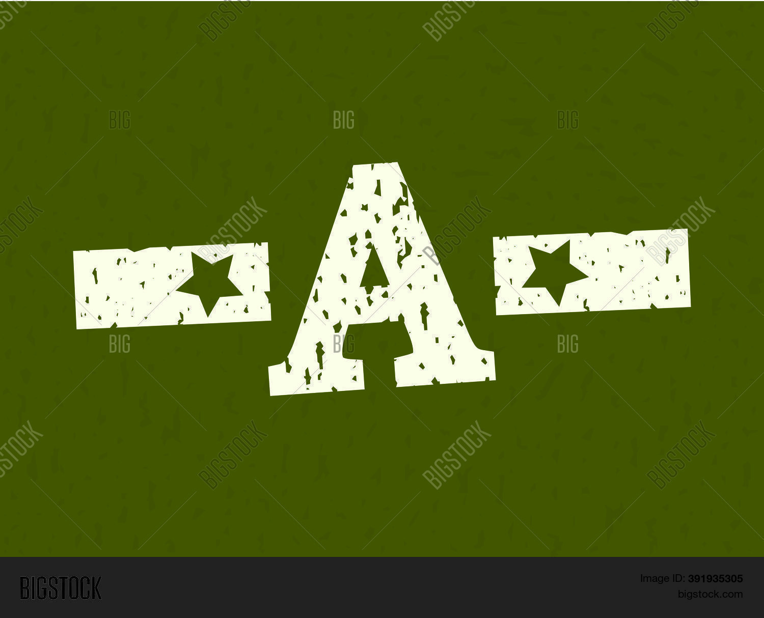 Badge Letter Military Vector & Photo (Free Trial) | Bigstock