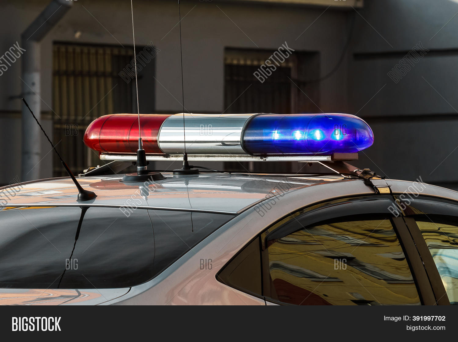 Police Car Flashers Image & Photo (Free Trial) | Bigstock