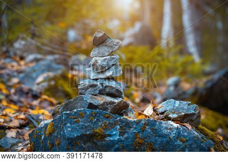 Pile Stones. Cairn Image & Photo (Free Trial) | Bigstock
