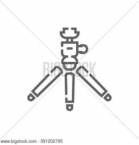 Tripod Icon. Outline Vector & Photo (Free Trial) | Bigstock