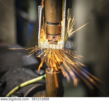 Sparks Spot Welding Image & Photo (Free Trial) | Bigstock