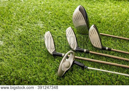 Golf Sticks Set On Image & Photo (Free Trial) | Bigstock