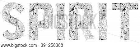 Word Spirit. Vector Vector & Photo (Free Trial) | Bigstock