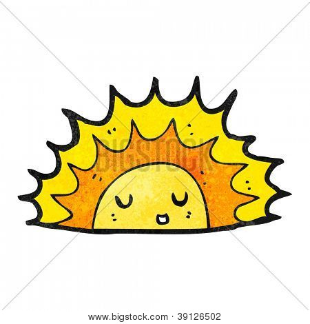 Sun Rising Cartoon Vector & Photo (Free Trial) | Bigstock