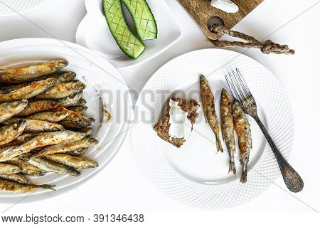 Dinner Fried Smelt Image & Photo (Free Trial) | Bigstock
