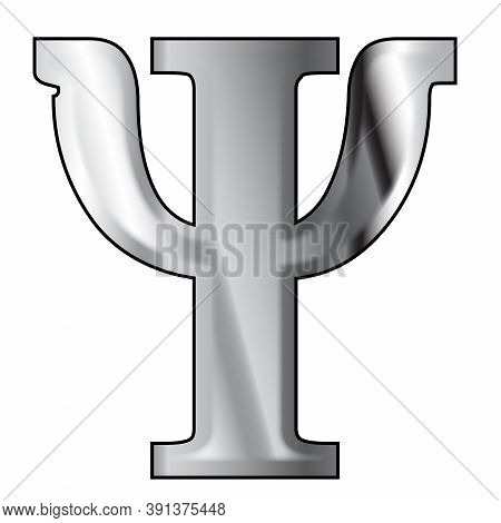 Psi- Letter Greek Vector & Photo (Free Trial) | Bigstock