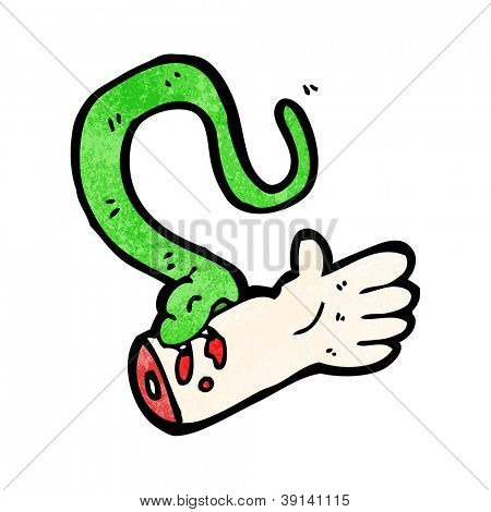 Cartoon Snake Bite Vector & Photo (Free Trial) | Bigstock