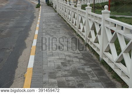 Long Alley Gray Paving Image & Photo (Free Trial) | Bigstock