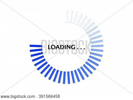 Blue Circle Progress Vector & Photo (Free Trial) | Bigstock